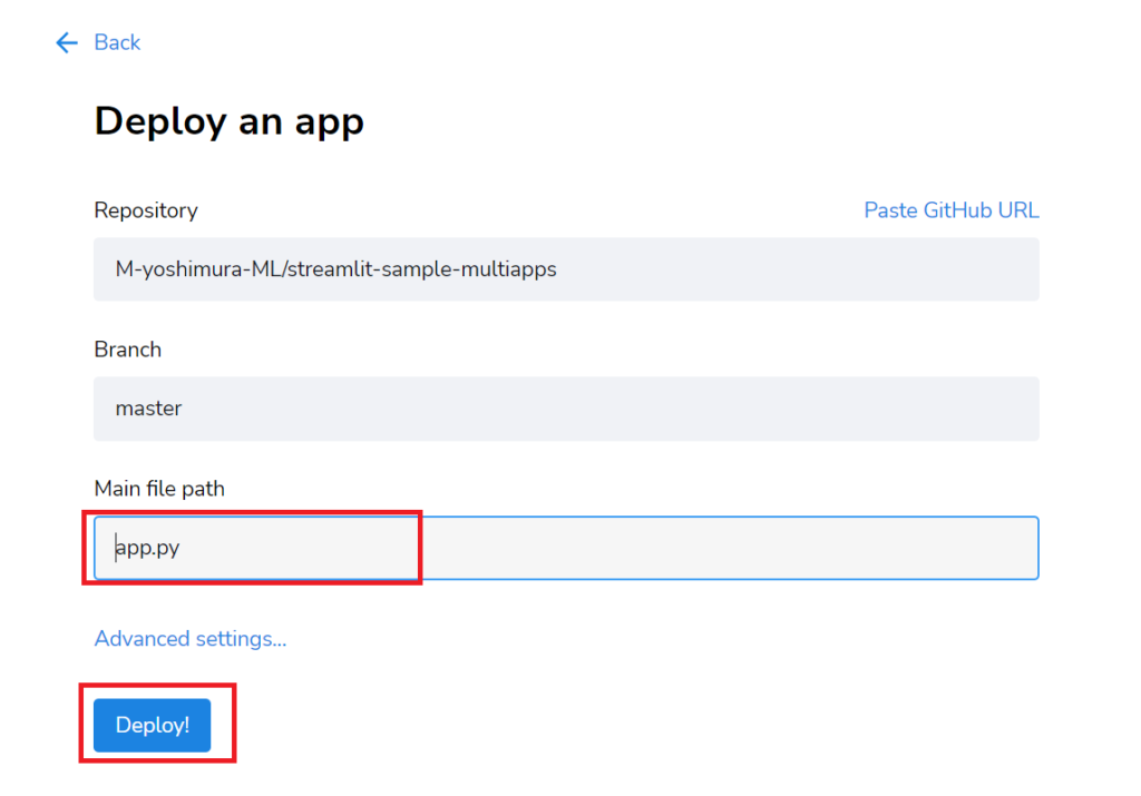 Streamlit sharingを使ってWebアプリを公開する方法 - Masa engineer blog